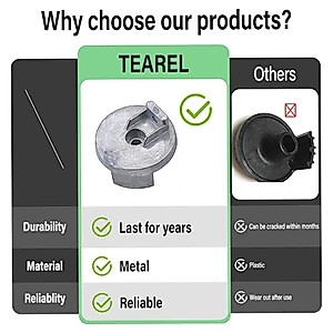 LIBERAQUAR Replacement (116653) for Moen Posi-Temp Shower Handle Adpter Kit, Metal