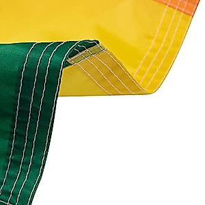 Gay Pride Rainbow Flag 3x5 FT,Heavy-Duty 420D Nylon Outdoor Gay Flag,Sewn Stripes UV Fade Resistant and Tough Brass Grommets（3 by 5 Foot)