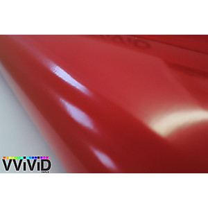 Red Gloss 60 Inches x 1 Foot Car Wrap Vinyl Roll with Air Release 3MIL-VViViD8