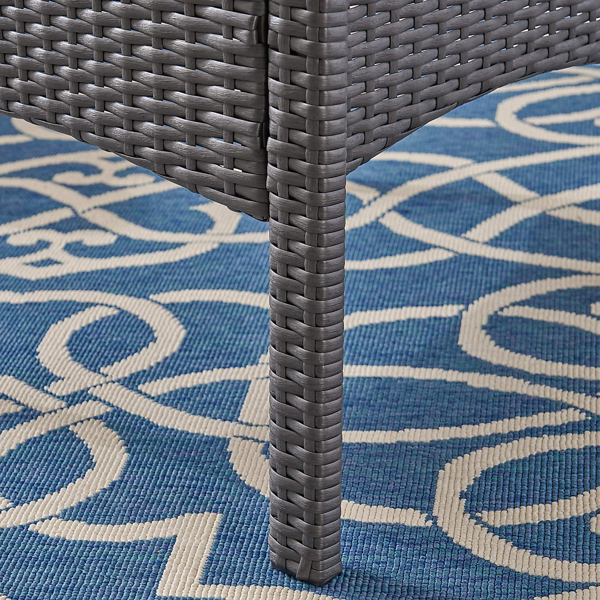 Christopher Knight Home 305810 Otto Outdoor Wicker Club Chair, Gray and Silver(Set of 2)