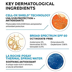 La Roche-Posay Anthelios Cooling Water Lotion Sunscreen for Body and Face, Broad Spectrum Sunscreen SPF, Absorbs Quickly, Water Resistant Every Day Sun Protection for Sensitive Skin