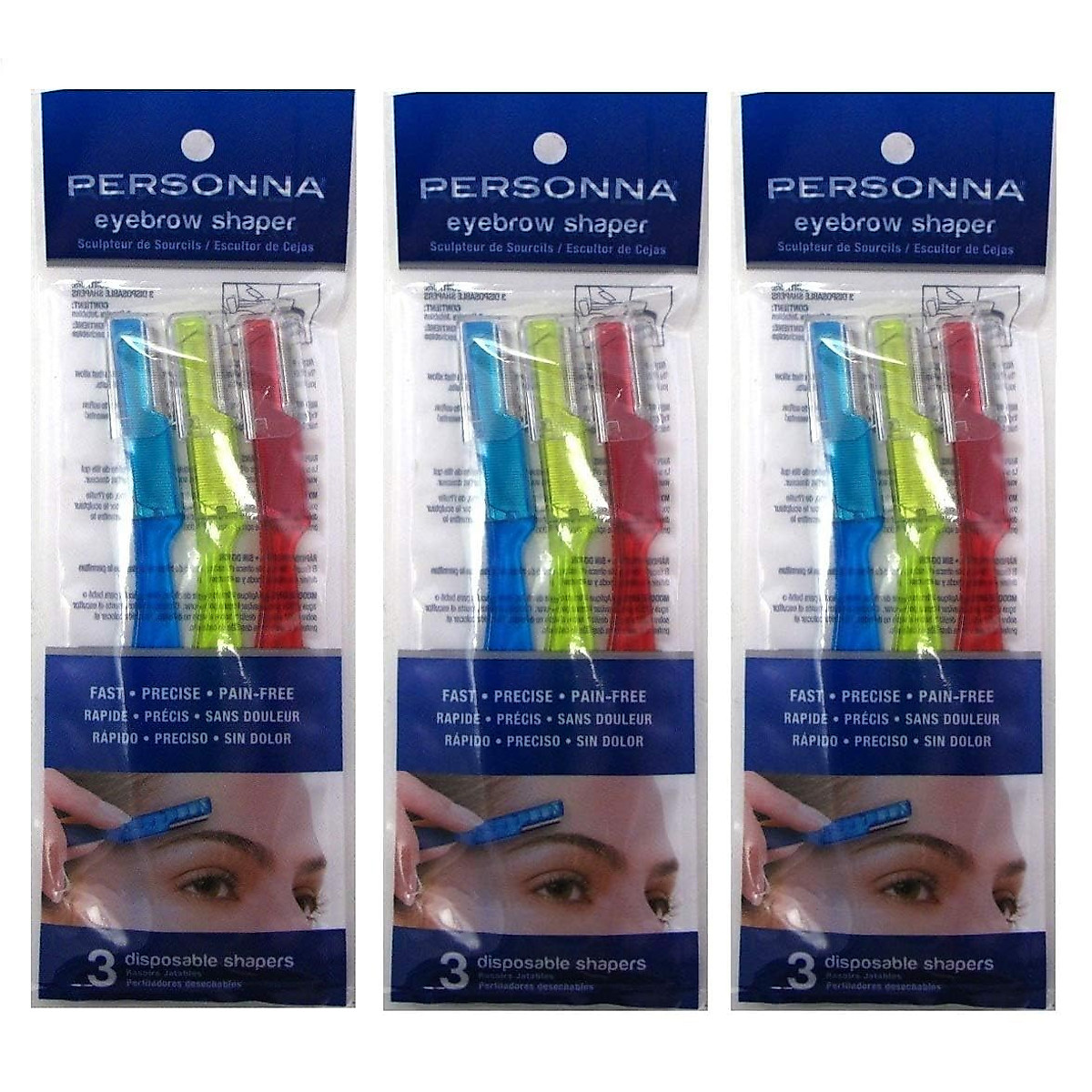 Personna Eyebrow Shaper For Men And Women - 3 Ea (Pack of 3)
