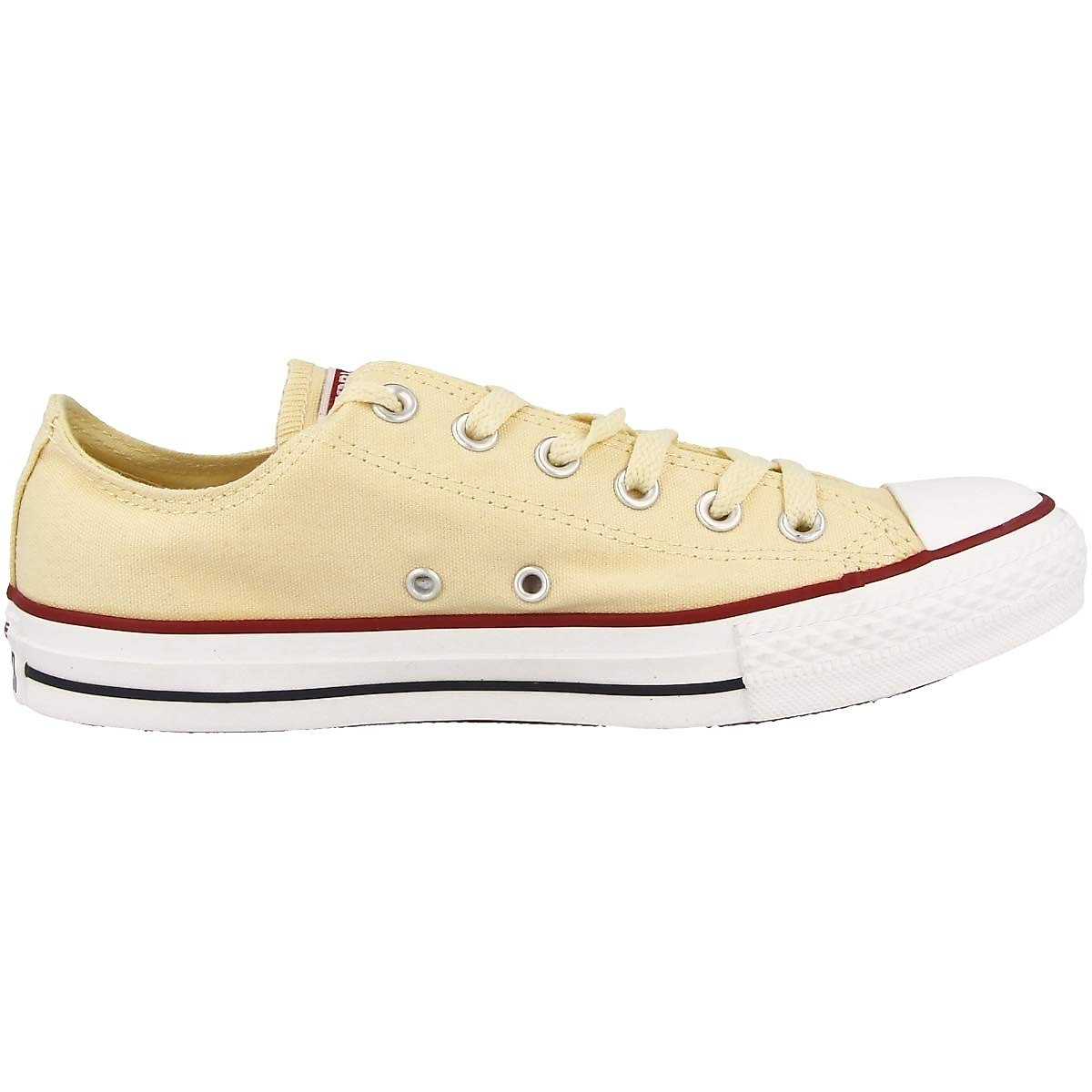 Converse Unisex Chuck Taylor All Star Low Top Natural Sneaker, Natural White, Men's 6.5/ Women's 8.5 Medium
