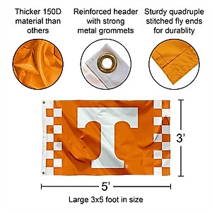 College Flags & Banners Co. Tennessee Volunteers Checkerboard Flag