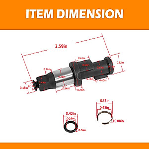 besttruck 1/2” Air Impact Anvil Replacement for Original IR2235TiMax / IR2235QTiMax
