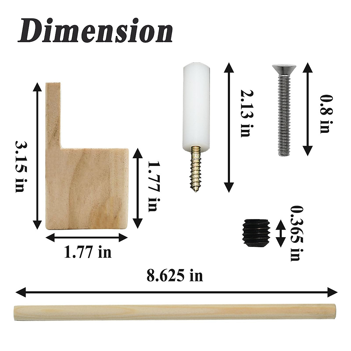 AN3694 Acoustic Guitar Bridge Pins - Work to Enhance the Volume and Tone of Guitar