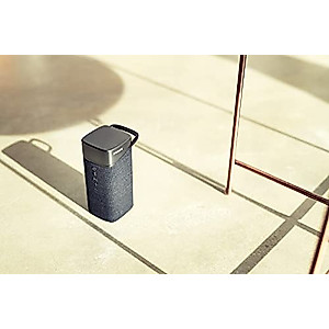 PHILIPS S3505 Wireless Bluetooth Speaker with Bold Sound, Kvadrat Speaker Fabric, Up to 10 Hours Playtime, IPX7 Waterproof, Shower Ready, Small Size, Gray