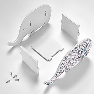 Xwyzy Elephant Pencil Holder with Mobile Phone Holder Desktop Storage Pencil Mobile Phone Holder Bracket