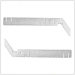 Pipe and Drape Backdrop Kit Framework Accessories (Triple Crossbar Hangers 9")