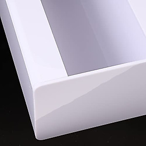 Scicalife Hygiene Station Desktop Tissue Box Gloves Holder Face Towel Storage Box with Wall Mounting Holes