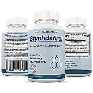 (2 Pack) Styphdxfirol 742MG All Natural Advanced Men's Heath Formula 120 Capsules