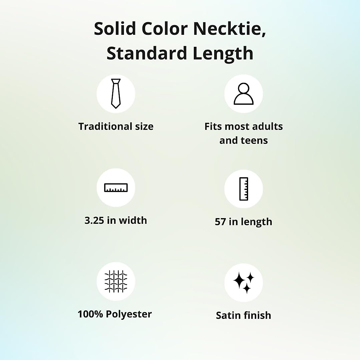 tiemart Solid Color Necktie (Blush Pink)