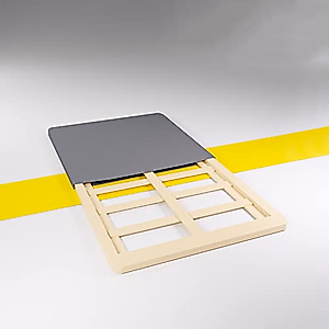 Greaton, 1.5-Inch Split Fully Assembled Bunkie Board for Mattress/Bed Support, Queen, Grey