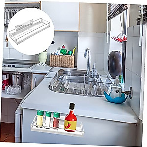 CHILDWEET Pull Drawer Cabinet The Bathroom Basket for Steel Organizer Heavy Sliding Slide Under Clo Kitchen Sink Shelf Storage Home Duty Out White Rack Metal Organizers Pantry Shelves