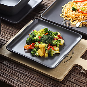 Stone Lain Amy Porcelain Dinnerware Set, 24-Piece Service for 6, Gray