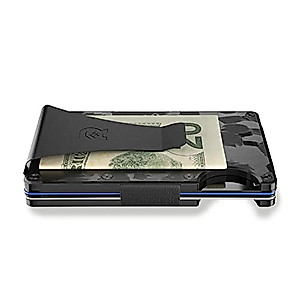 The Ridge Forged Carbon Fiber Money Clip Wallet Thinner Than Smartphone