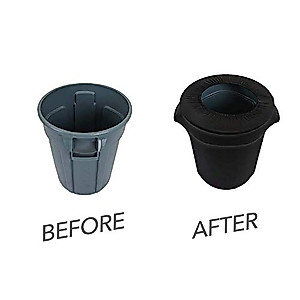 Spandex & Table LINENS Spandex Stretch Trash CAN Cover 44 Gallon Round