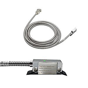 2 Axis DRO Digital Readout RPM Display Magnetic Scale Encoder Set 5um Bridgeport Lathe DRO DIY Set .Travel Length Customized USA Stock