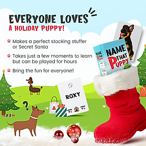 Name That Puppy - Dog Themed Kids Card Game - Fun Puppy Games for Kids & Families - Dog Games for Kids - Dog Themed Gifts - Dog Gifts for Girls