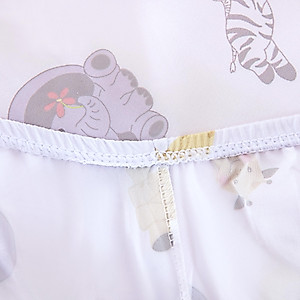 Baevellery Crib Bedding Set for Girls 3Piece Jungle Elephant Baby Girl Crib Bedding Set Nursery Crib Set for Baby Girl - Fitted Sheet Crib Comforter Crib Skirt