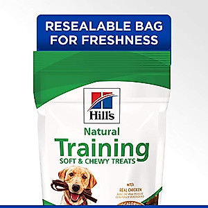 Hill's Natural Dog Treats Chicken Training Treats, Healthy Dog Snacks, 3 oz. Bag