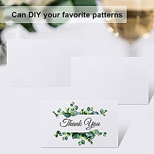 PECULA 120 Pcs Place Cards Blank Fillable Banquet Seat Card, 2x3.5in Place Cards for Table Setting, Escort Cards, Name Cards, Wedding Place Cards for Wedding, Table, Dinner Parties