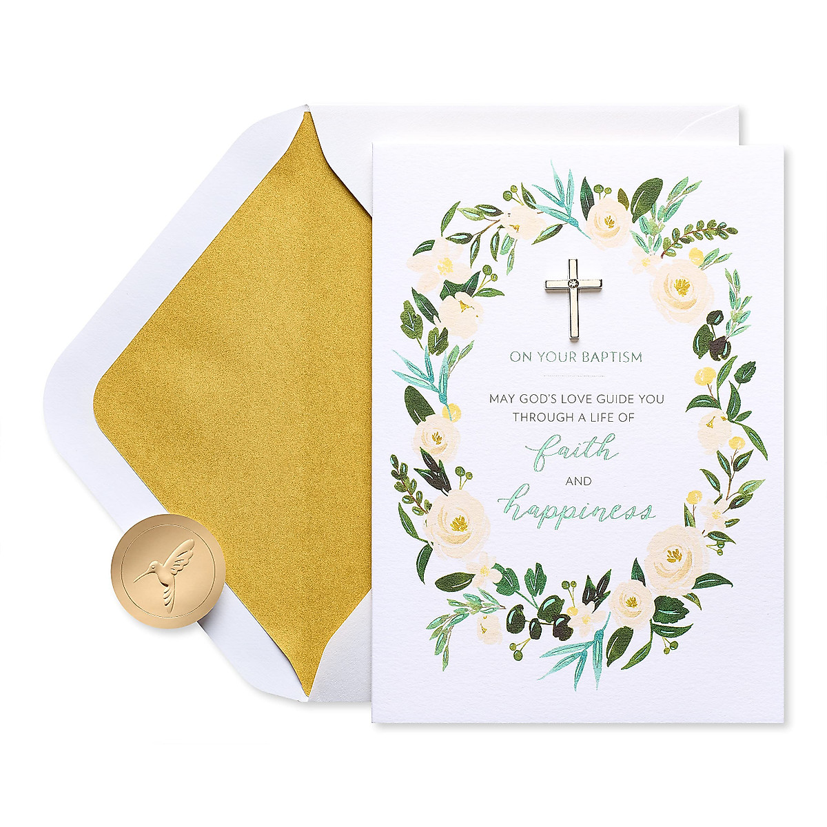 Papyrus Baptism Card (Faith and Happiness)