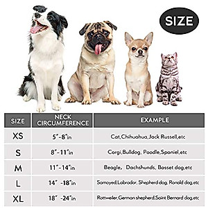 MIDOG Dog Cone,Soft Cone for Dogs After Surgery,Pet Inflatable Collar Protective Recovery Donut Collar to Prevent Pets from Touching Stitches, Wounds and Rashes