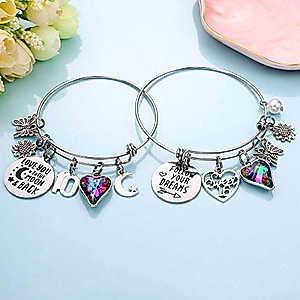 Ursteel 50th Birthday Gifts Women, Gift for 50th Birthday Woman Turning 50 Years Old Birthday Gifts for Sister Women Friends Female, 50 and Fabulous Bracelet Happy 50th Birthday