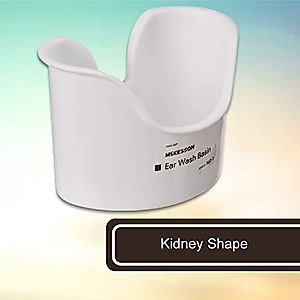 McKesson Ear Wash Basin, Wax Removal Basin Compatible with All Types of Ear Wash Systems, 1 Count, 1 Pack