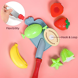 Shimirth 67Pc Pretend Play Food Sets for Kids Kitchen, Pizza Toy Food & Cutting Fake Food - Fruits & Vegetables, Play Kitchen Toys Accessories, Pretend Food Toys for Toddlers Boys Girls Birthday Gift