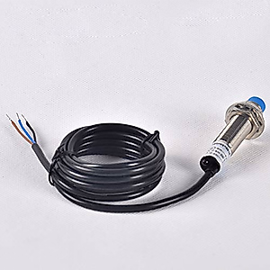 2pcs DC 5V NPN NO M12 4mm Sensor LJ12A3-4-Z/BX Inductive Proximity Sensor Switch for 3D Printer CNC Z Probe auto Bed Leveling