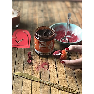 Organic Chocolate Date Spread | Vegan, Paleo, Gluten Free & Kosher, No Added Sugar, No Preservatives (1 Jar) Cocoa Spread Perfect For Dipping Fruit and Using as a Sauce on Ice Cream.