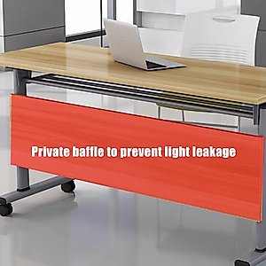 Foldable Meeting Table Set of 2, Conference Rooms Training Rooms Flip Top Mobile Training Table, Rectangular Rolling Splicing Multifunctional Computer Desk(2pcs 47.2inx19.7inx29.5in, White)