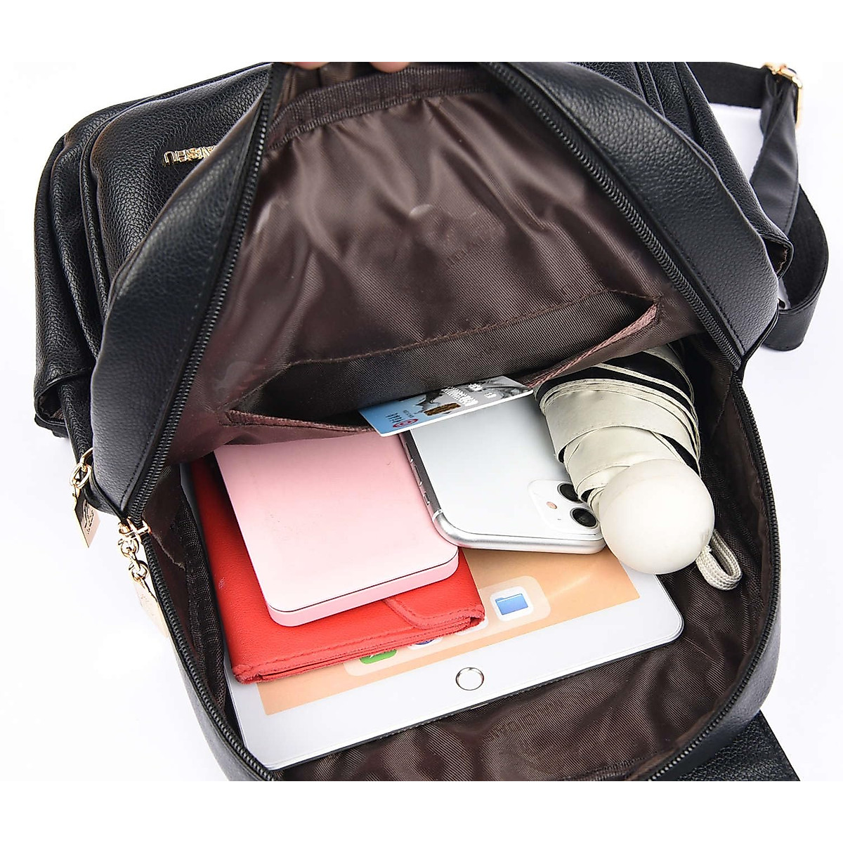 Women Fashion Backpack Purse Travel Rucksack Girls Casual Daypacks (Black)