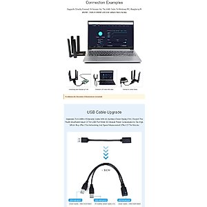 5G DONGLE Module with Quad Antennas USB3.1 Port Aluminum Alloy Heatsink M.2 Key B Interface @XYGStudy (USB to M.2 B Key)