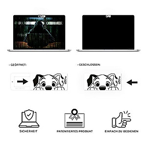 ERT GROUP Original and Officially Licensed by Disney Webcam Cover, Pattern Dalmatian 001, Privise Sliding Camera Cover for Laptop, Computer and Tablet, Security Products