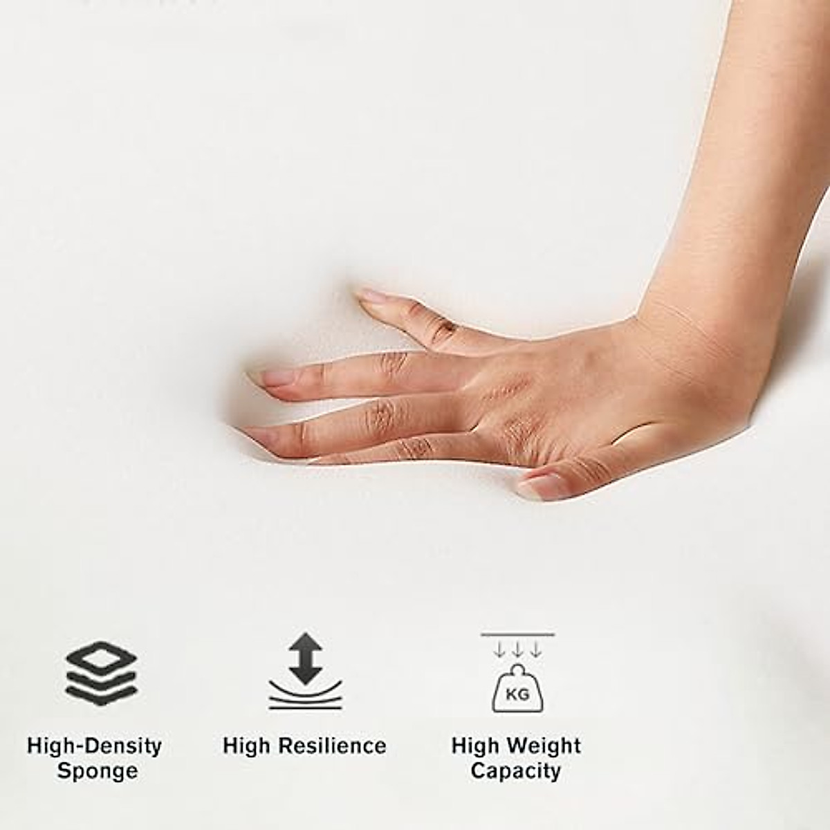 Tosaronia Modern Lazy Sofa Fireside Chair Floor Sofa B&B Italia Minimalist High-Density Foam Floor Couch Upholstered Lazy Couch Bubble Couch for Living Room Bedroom Brown