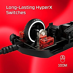 HyperX Pulsefire Haste 2 – Wired Gaming Mouse- Ultra Lightweight, 53g, 8000Hz Polling Rate, Precision Sensor, Hyperflex 2 Cable, Plug and Play – Black