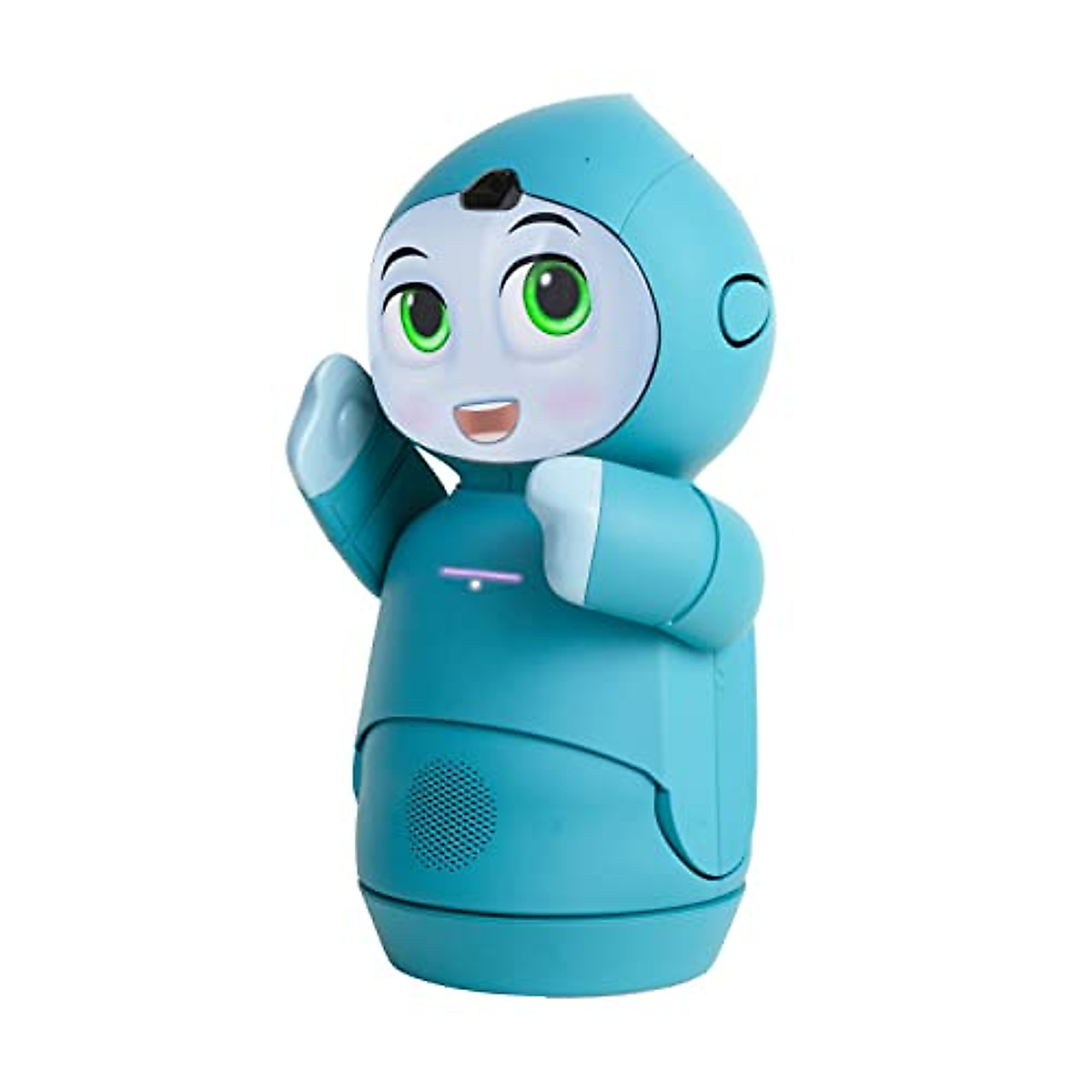 Moxie Robot, Conversational Learning Robot for Kids 5-10, GPT-Powered AI Technology, Increases Social Confidence, Articulating Arms & Emotion-Responsive Camera, Birthday Gift Boys and Girls