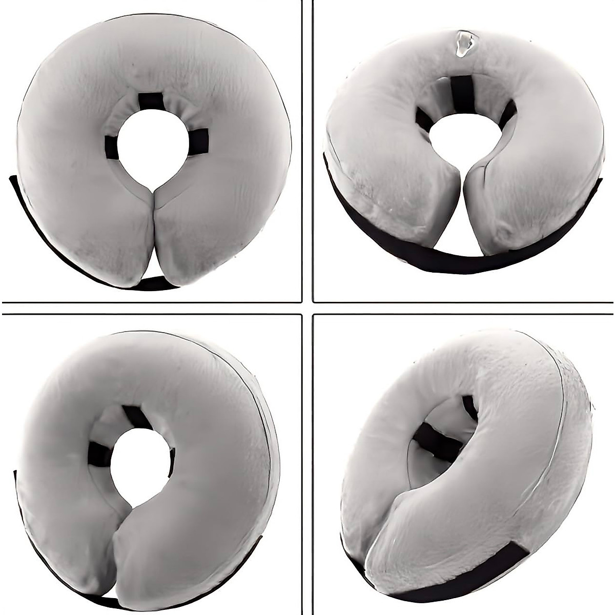 Inflatable Dog Cone Collar Alternative After Surgery - Soft Blow-up Protective Recovery Dog Collar, Pet Recovery Collar & Cone for Medium Dogs to Stop Licking, Protective Dog Neck Collar