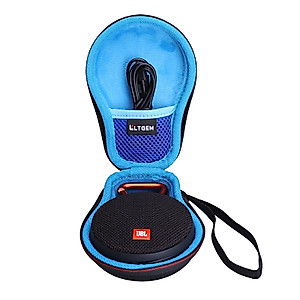 LTGEM Case Compatible with JBL Clip 3 Waterproof Durable Portable Bluetooth Speaker, Blue