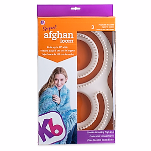 Authentic Knitting Board KB8000 Afghan knitting loom