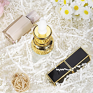 2 LB Crinkle Cut Paper Shred Filler, White Crinkle Paper Shredded Paper Stuffing for Gift Baskets Box Filling Christmas Birthday Wedding Anniversary Stocking Stuffers