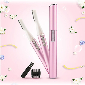 YIRU Pink Portable Electric Women Facial Trimmer Shaver Eyebrow Shaper Pen Body Hair Remover Removal Safety Beauty Knife