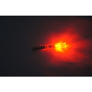 Jiexi Hwyp Automatically Lighted Led Nocks for Inner Diameter 6.3 mm Compound Bow Arrows GT Size Pack of 6 (red)