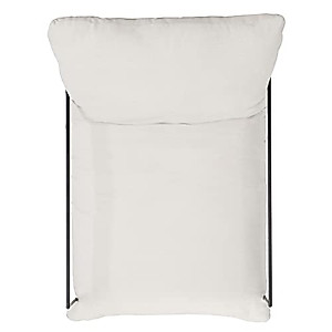 Safavieh Home Collection Portland Metal Ivory and Black Pillow Top Accent Chair