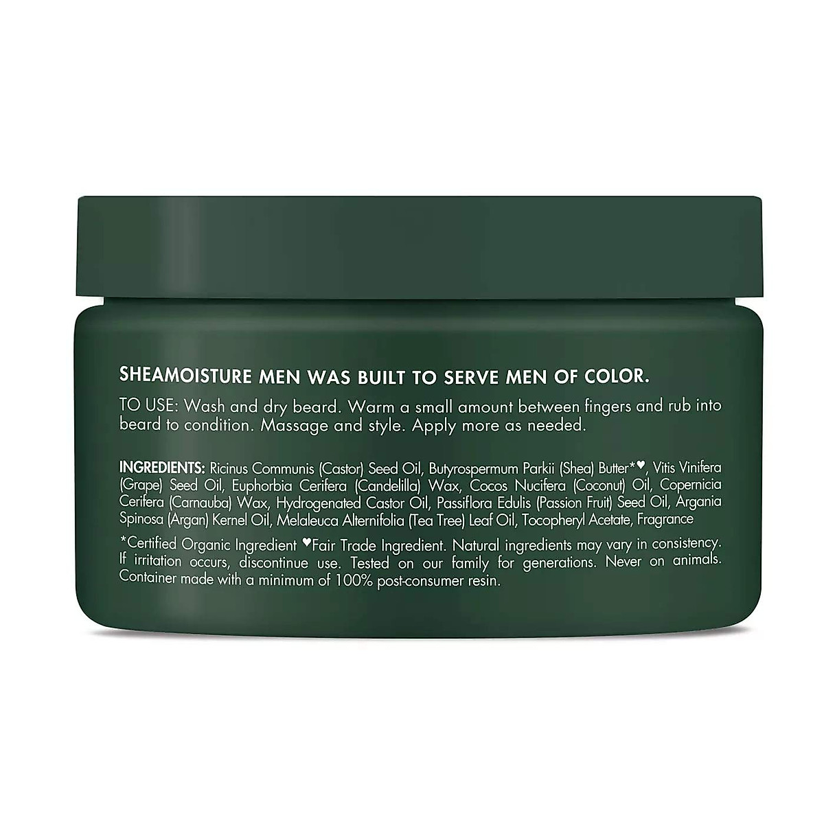 SHEA MOISTURE Mens Beard Balm, All Natural ingredients, Made With Maracuja Infused Shea Butter, Shape-Smooth & Define, 4 Ounce (M-BB-2949)