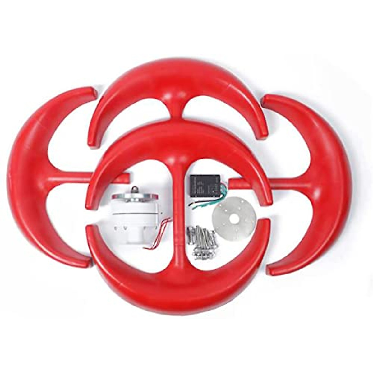 9000W Vertical Wind Power Turbine Generator, Magnetic Levitation Axis Wind Turbine Generator Wind Generator Power for Outdoor Garden(With Controller),24v