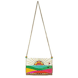 Mary Frances Sunrise Golf Crossbody Clutch